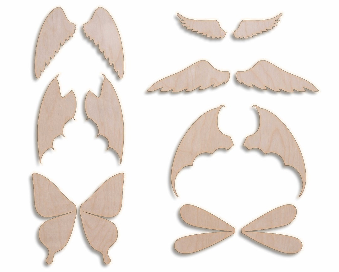 The Wings Laser Cut Vector File - Etsy