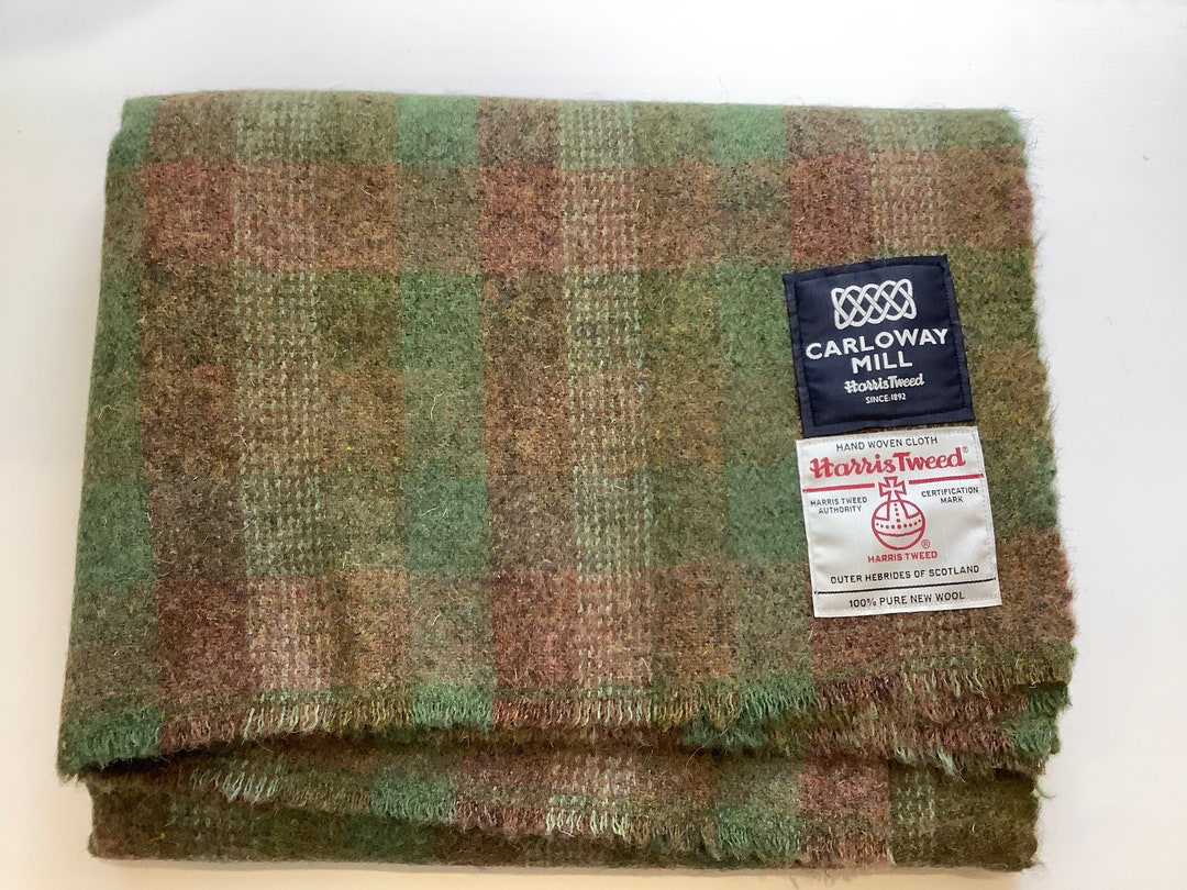 Large Harris Tweed Blanket - Etsy