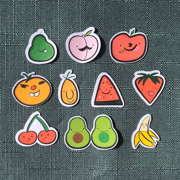 Fruit Stickers - Etsy