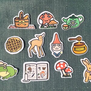 Cottagecore Stickers 11 Pack Stinkostudio - Etsy