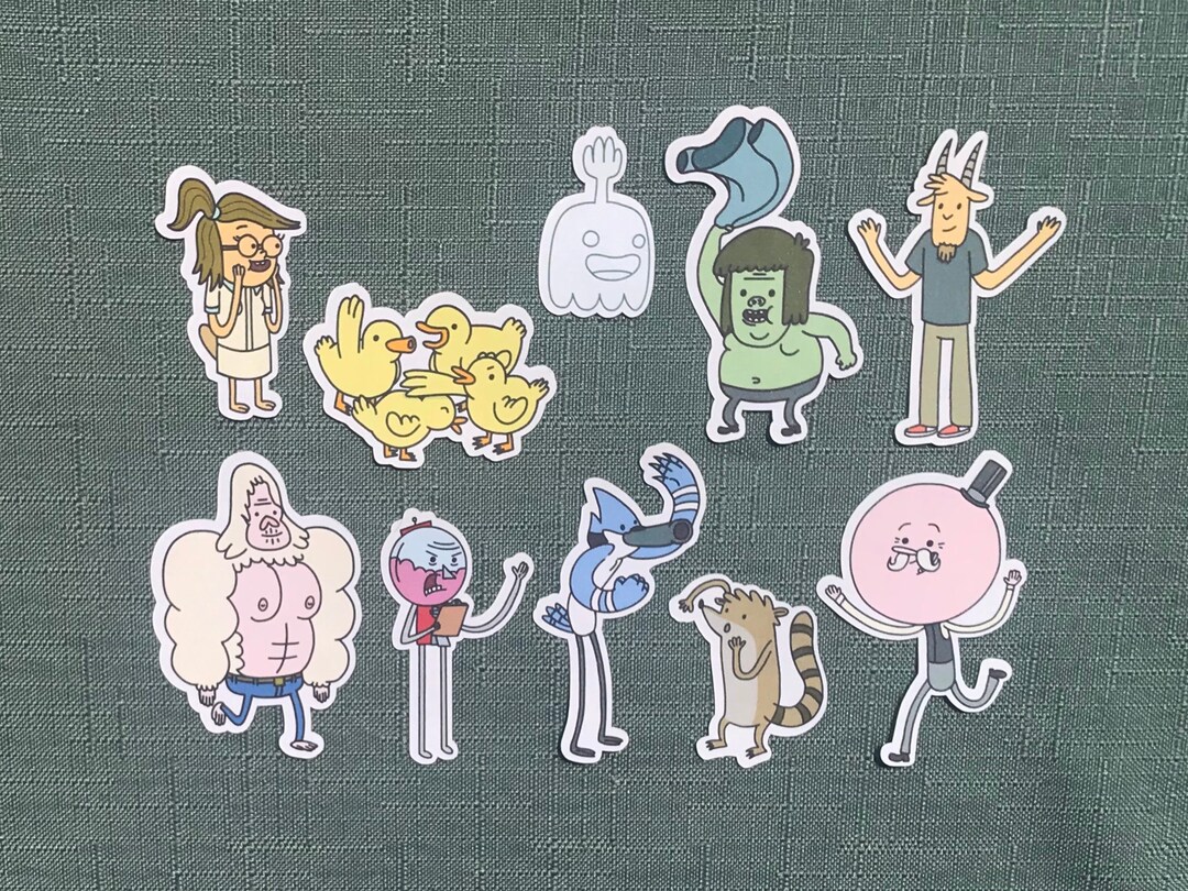 Regular Show Stickers | 10 Pack | Stinkostudio - Etsy