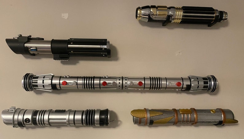Lightsaber Wall Mount Hooks - Etsy