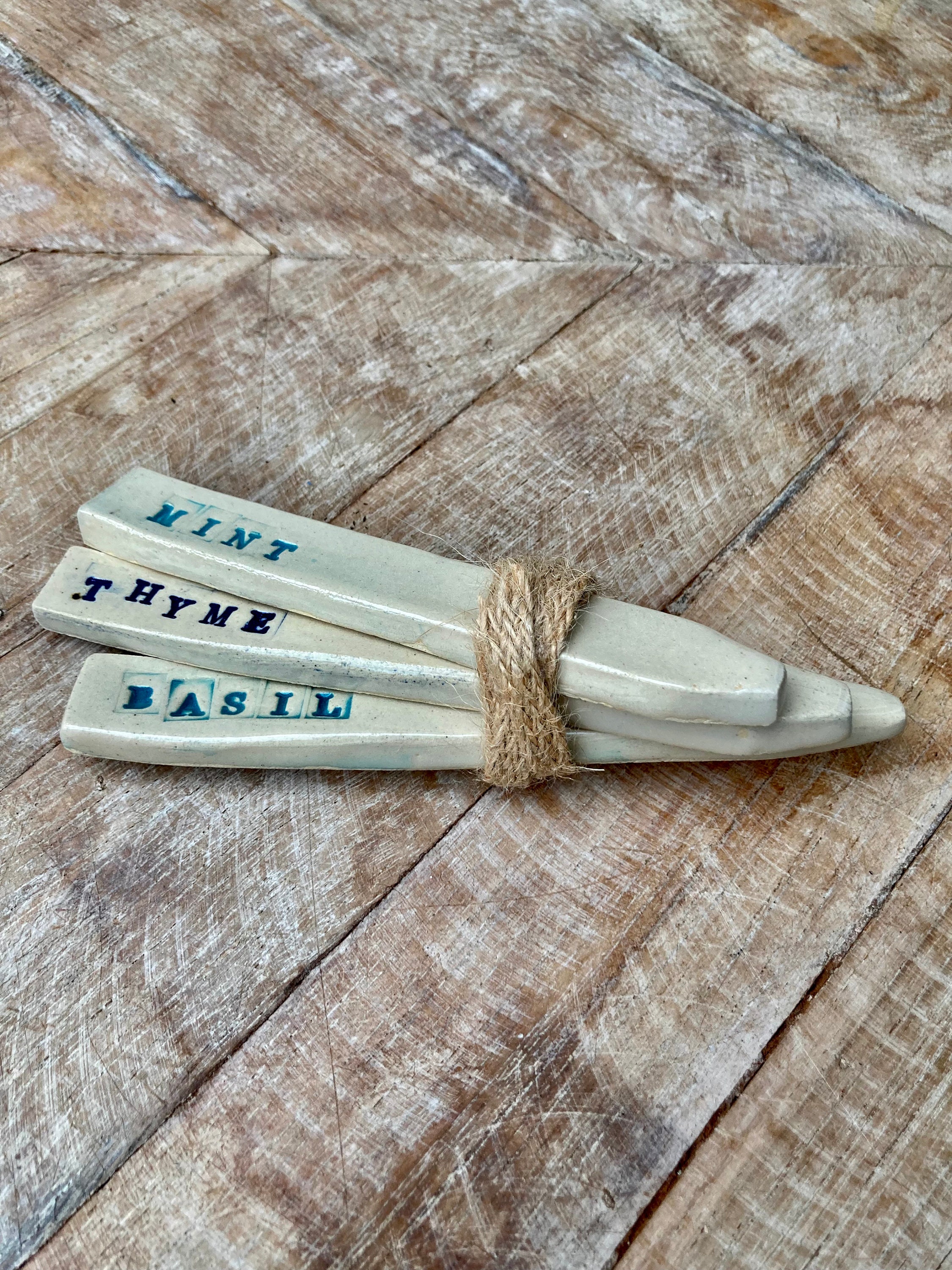 Ceramic Plant Labels - Etsy