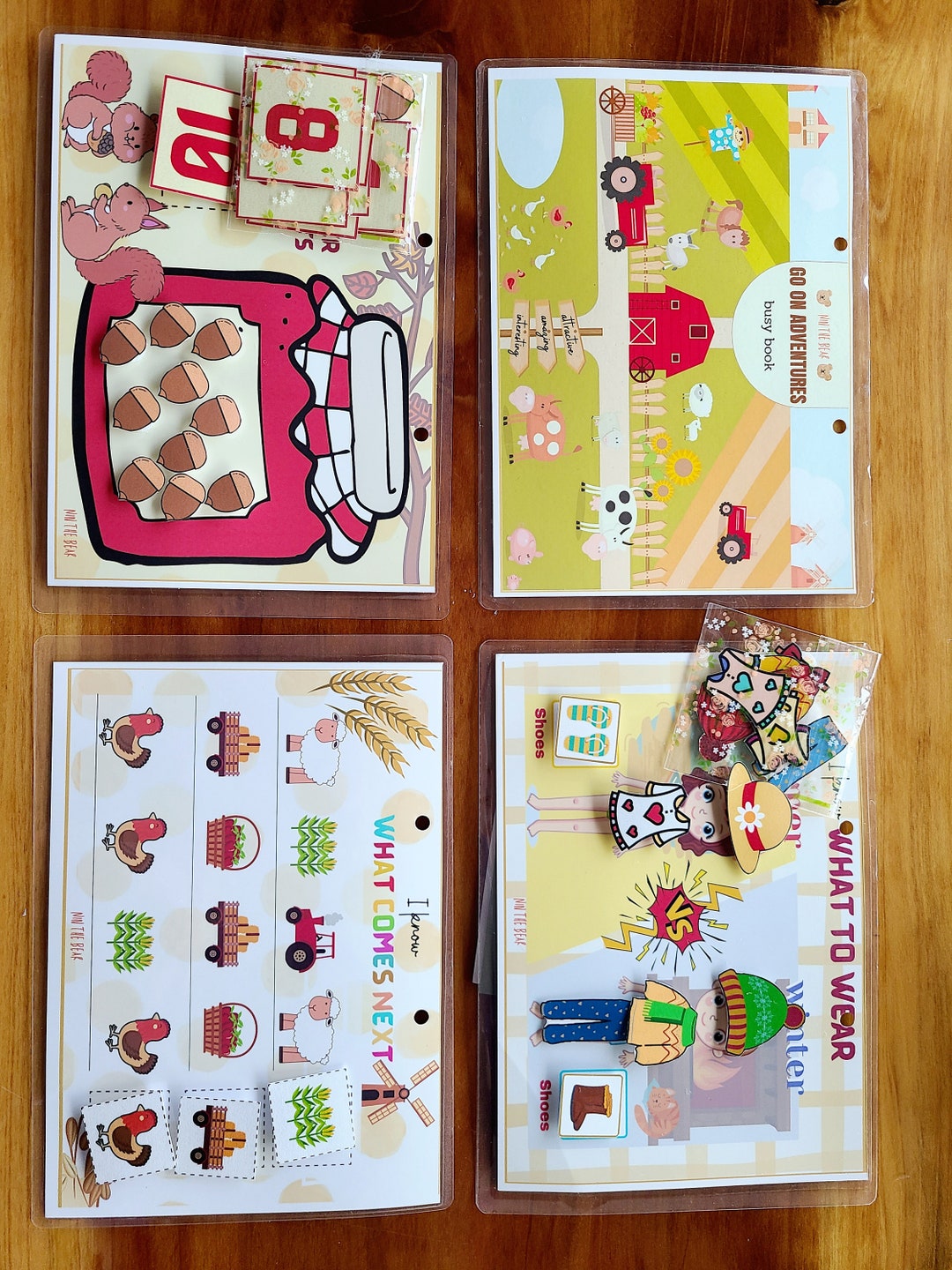 The Farm Activity Book, Matching Activities, Matching, Colors, Sizes ...