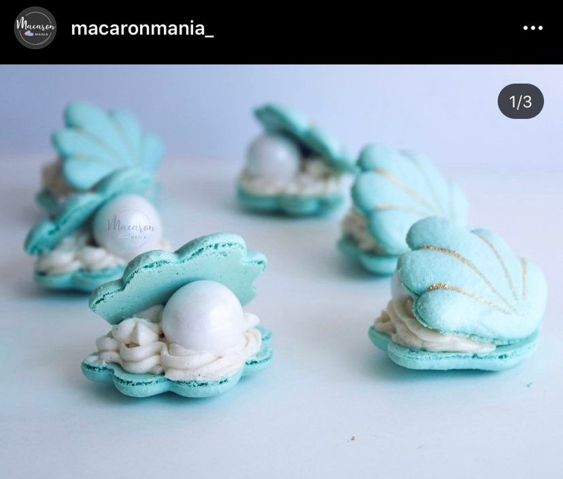 Sea Shell Macaron Template - Digital Download PDF - SVG - Print Your ...
