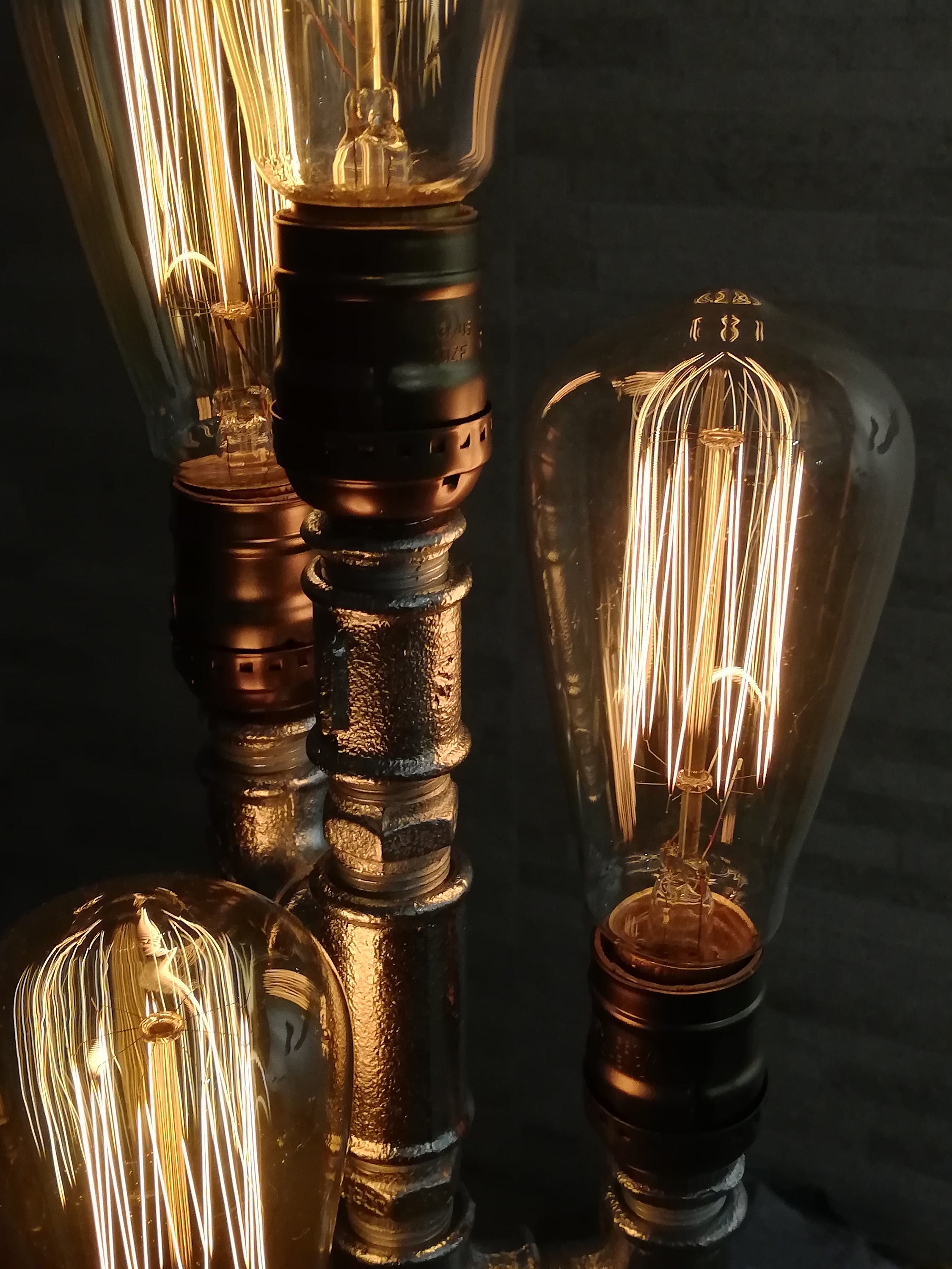 Retro Lamp Edison Lamp Vintage Rustic Home Decor Table Lamp Desk Lamp ...