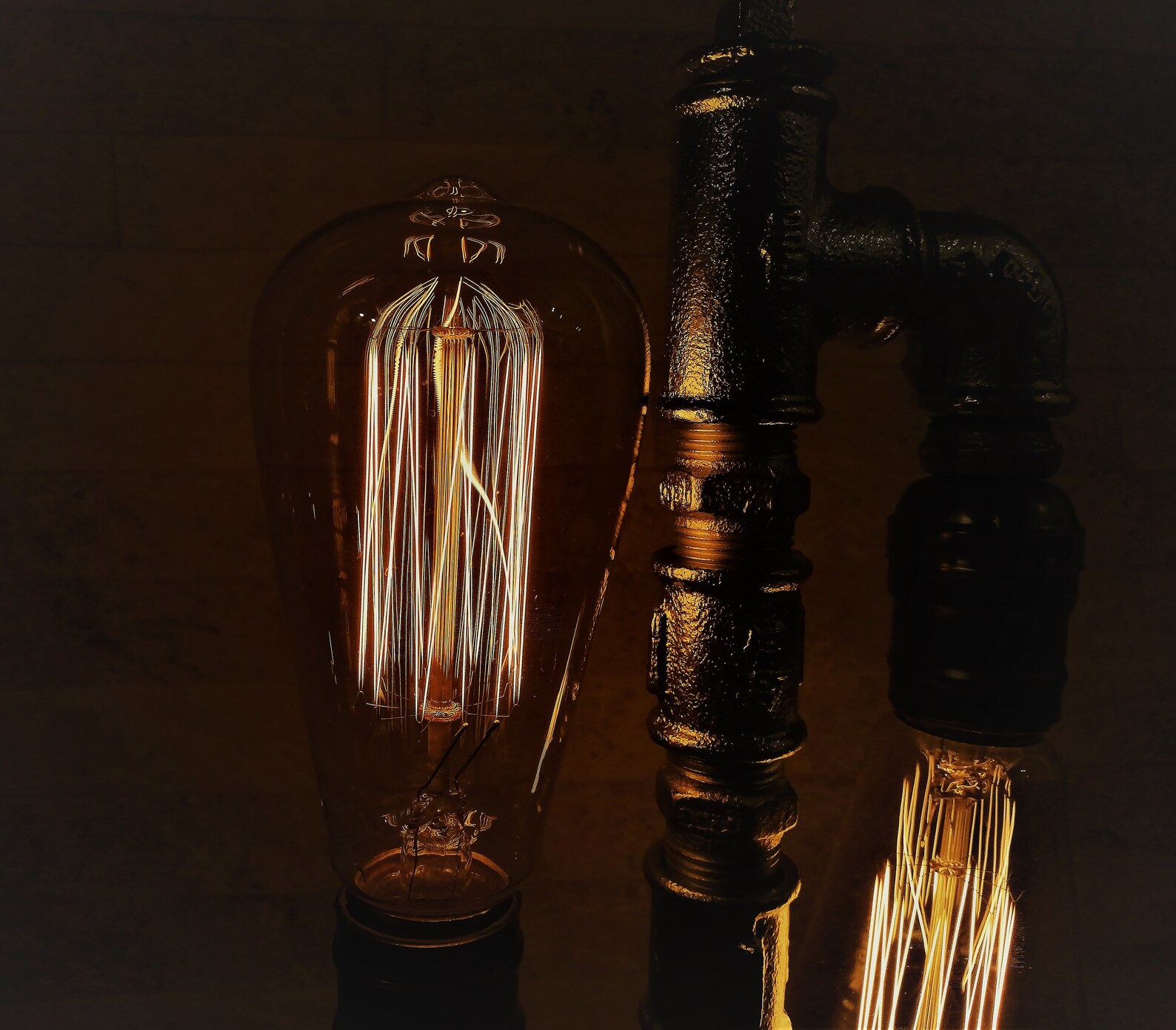 Retro Lamp Edison Lamp Vintage Rustic Home Decor Table Lamp Desk Lamp ...