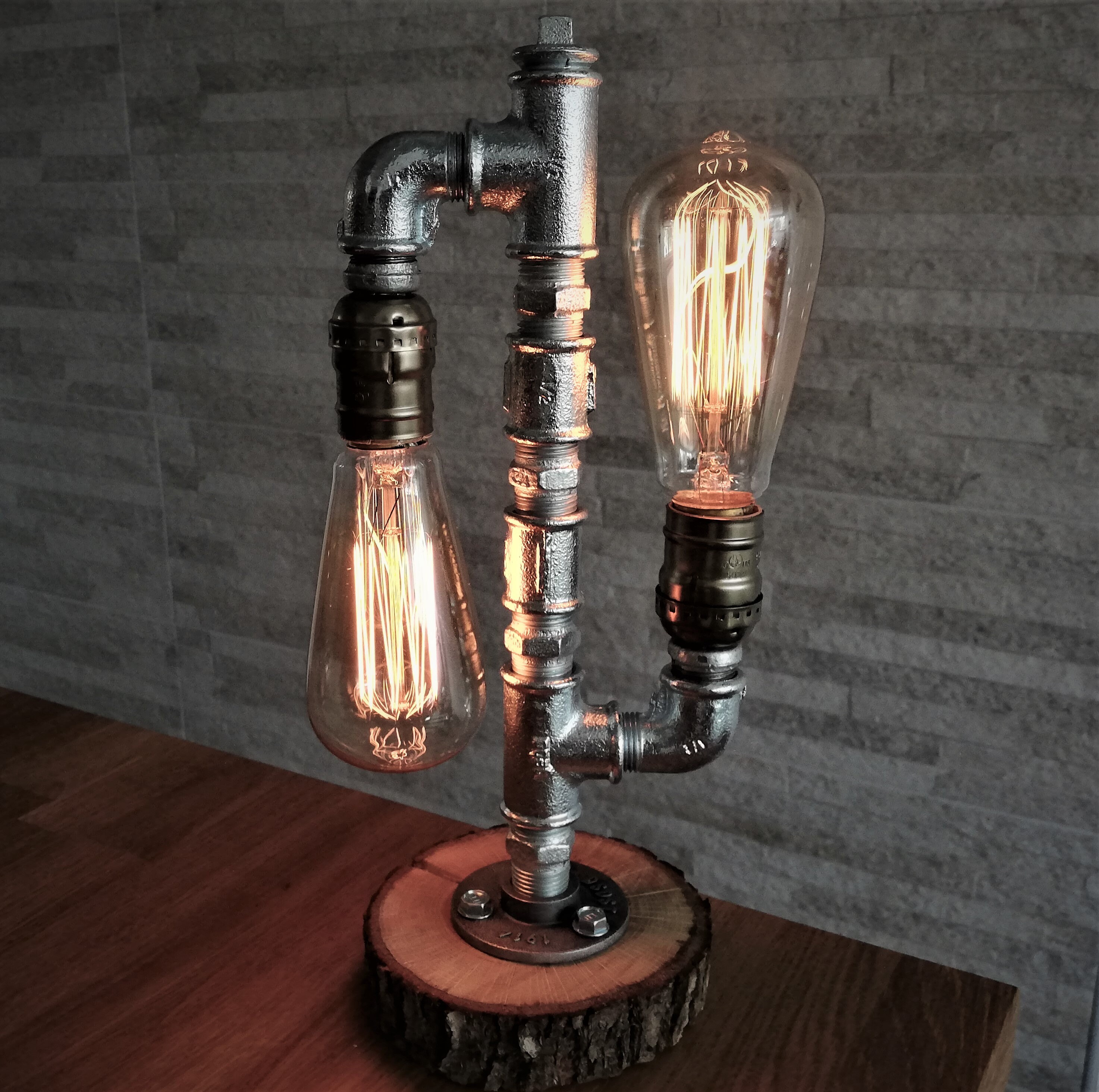 Retro Lamp Edison Lamp Vintage Rustic Home Decor Table Lamp Desk Lamp ...