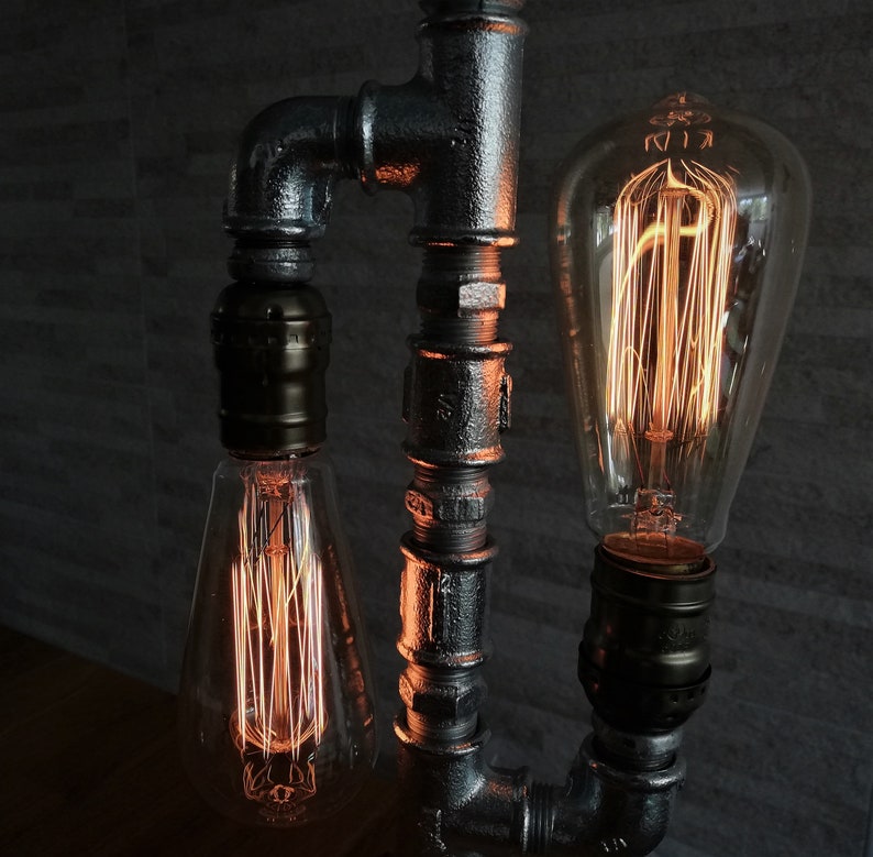 Retro Lamp Edison Lamp Vintage Rustic Home Decor Table Lamp Desk Lamp ...