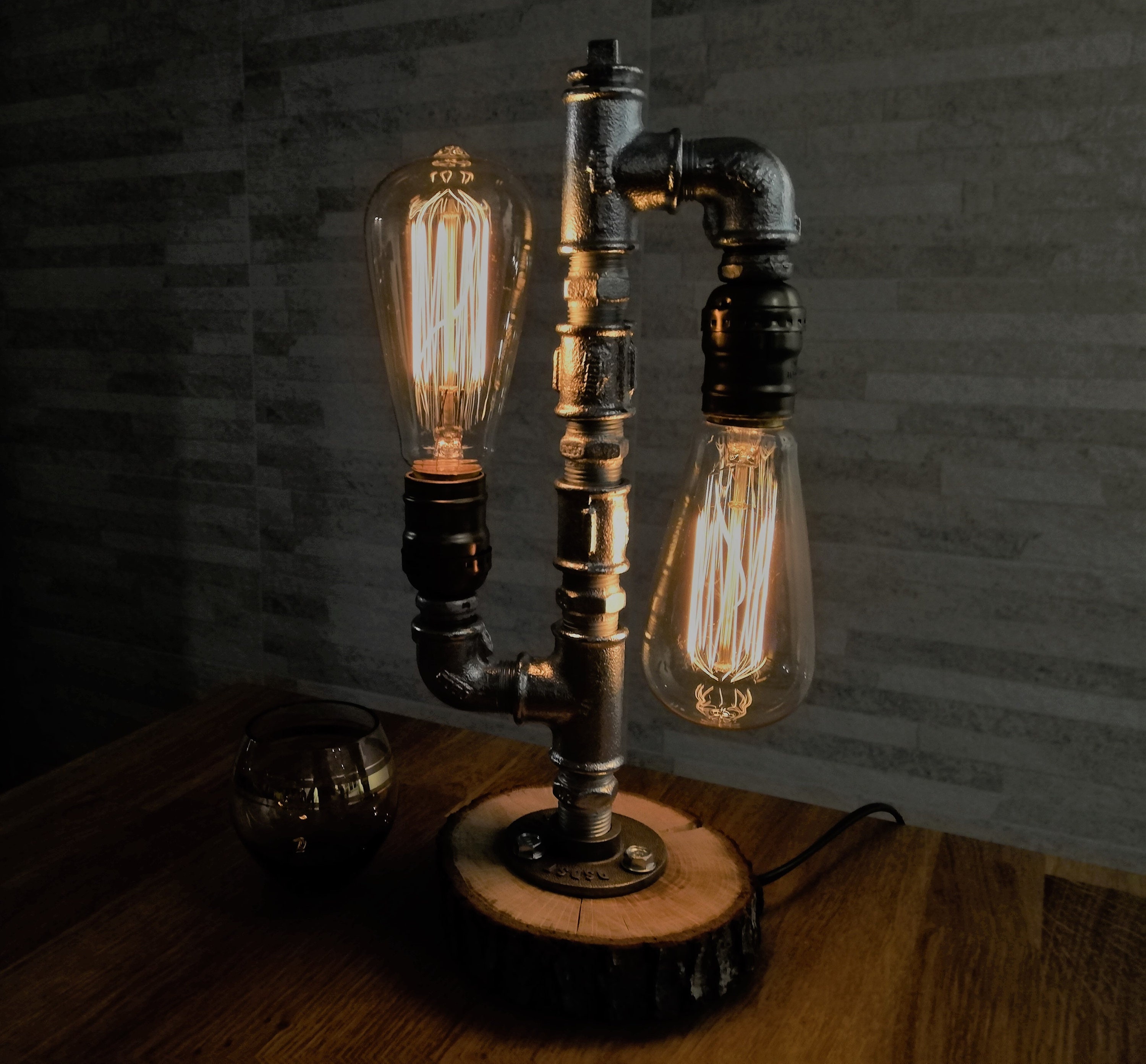 Retro Lamp Edison Lamp Vintage Rustic Home Decor Table Lamp Desk Lamp ...
