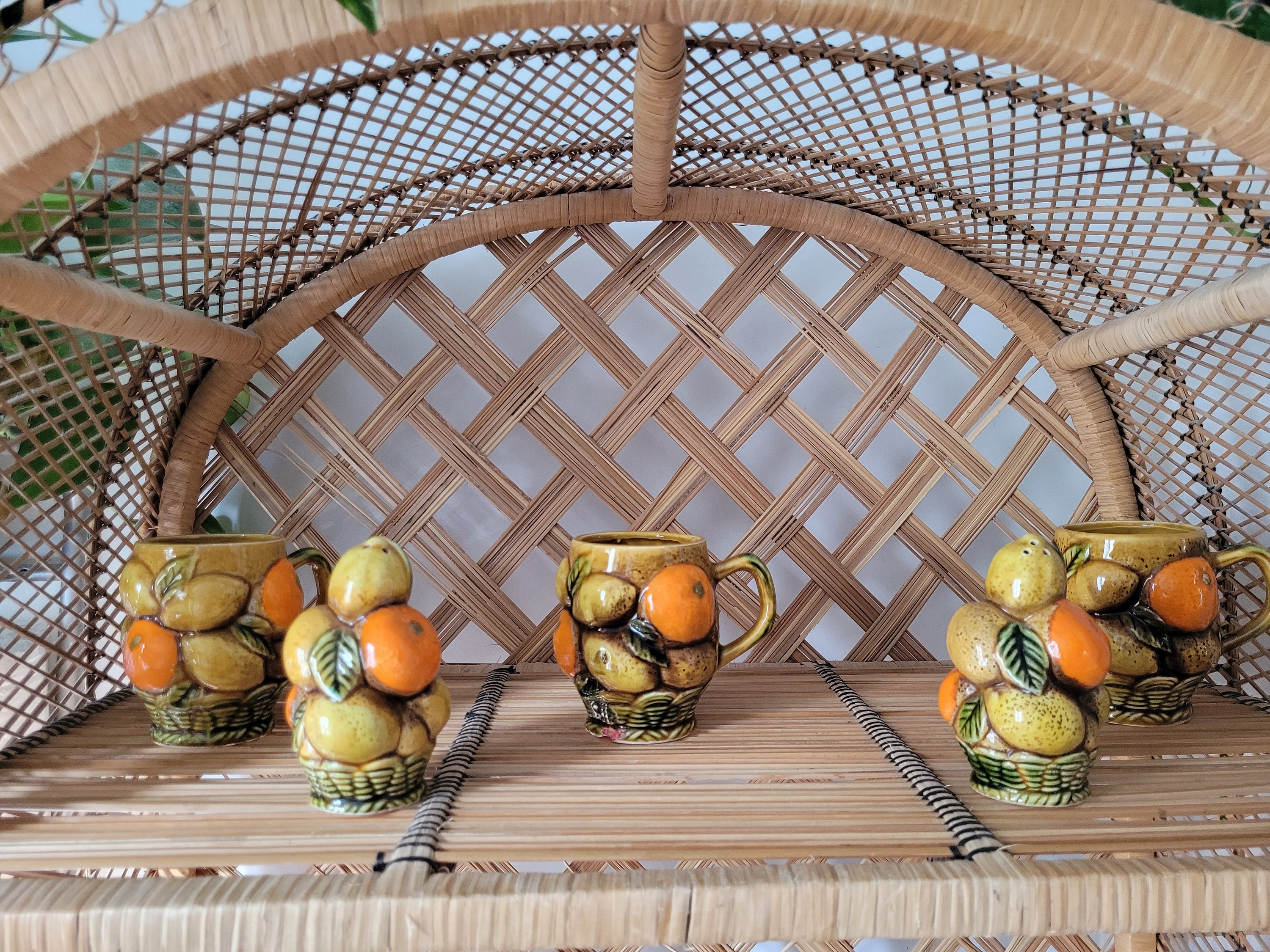 Vintage Inarco Fruit Tea Set - Etsy