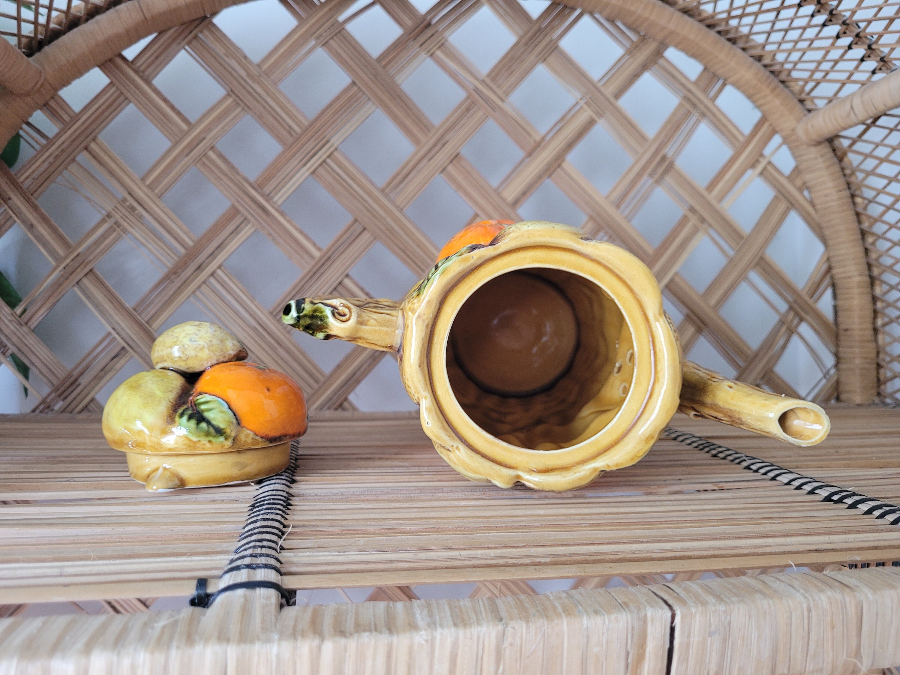 Vintage Inarco Fruit Tea Set - Etsy