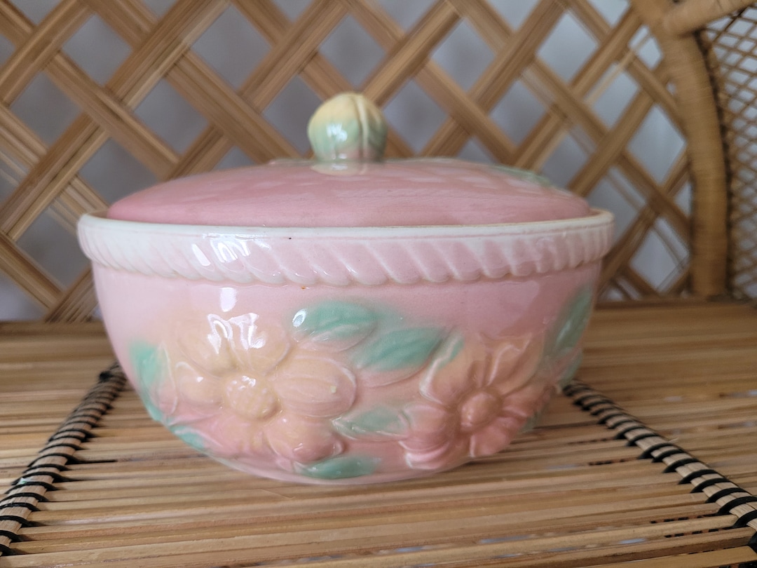 Vintage Sun Glow Pink Oven Proof Casserole Dish - Etsy