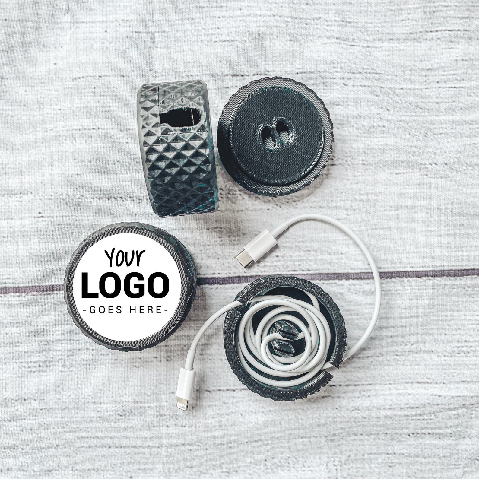 Large cord organizers 3d printed cord winder Set of 3 | Etsy