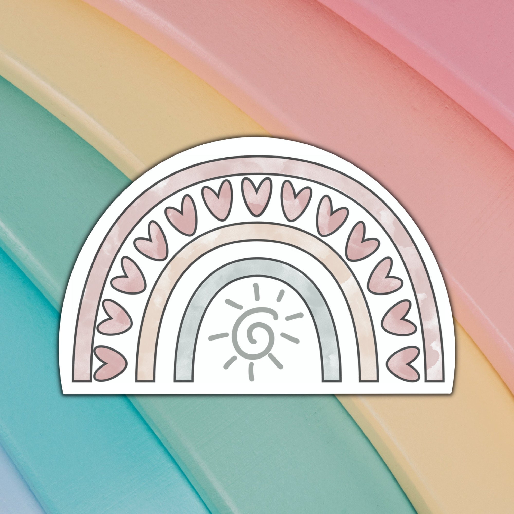 Rainbow Sticker, Cute Stickers, Stickers - Etsy