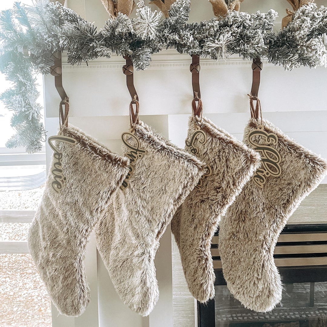 Christmas Stocking Names, 3D Printed Names, Stocking Name Tags, Gift ...