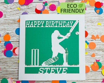 Cricket Birthday Card - Etsy UK