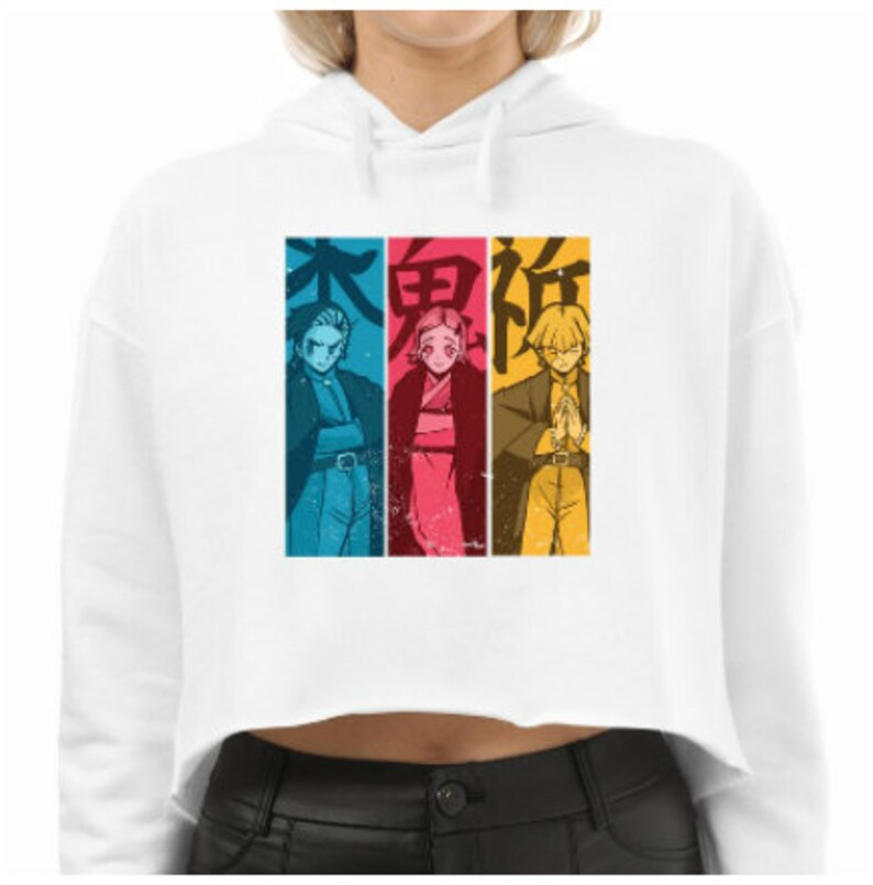 Anime Hoodie, Anime Crop Top, Anime Cropped Hoodie, Japanese Hoodie for ...