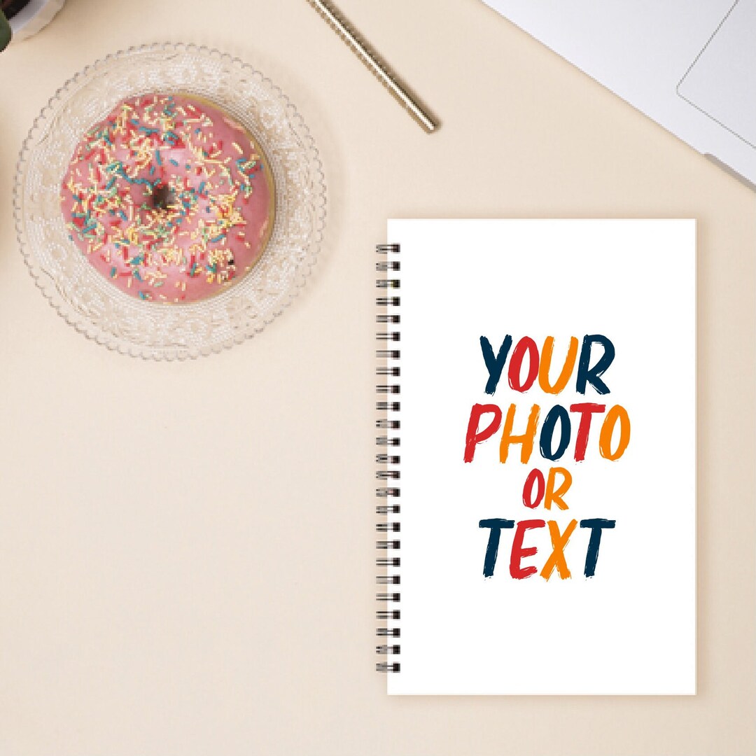 Custom Notebook Spiral, Personalized Notebook Planner, Notebook Journal ...