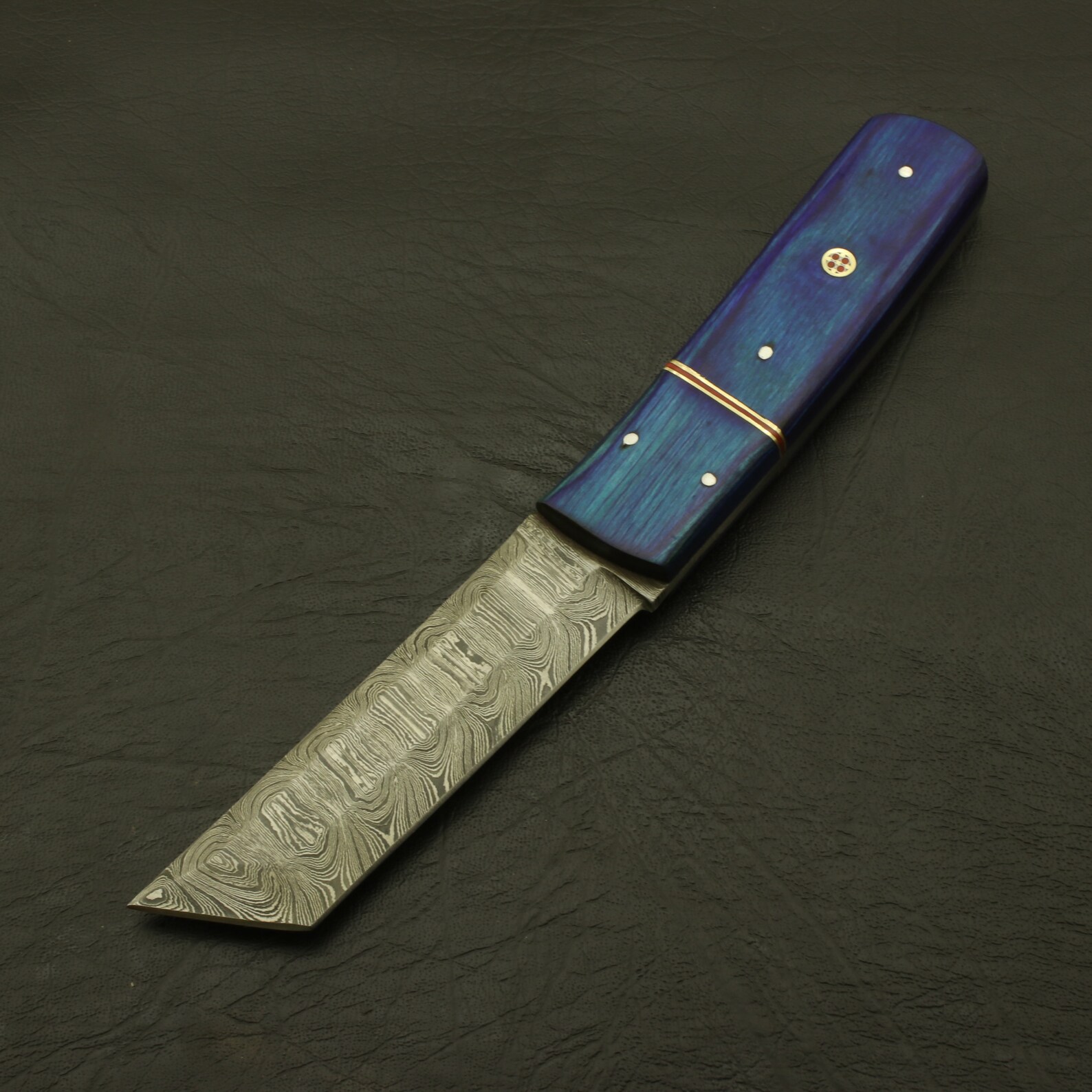 Damascus Tanto Knife Handmade Damascus Steel Hunting Knife - Etsy