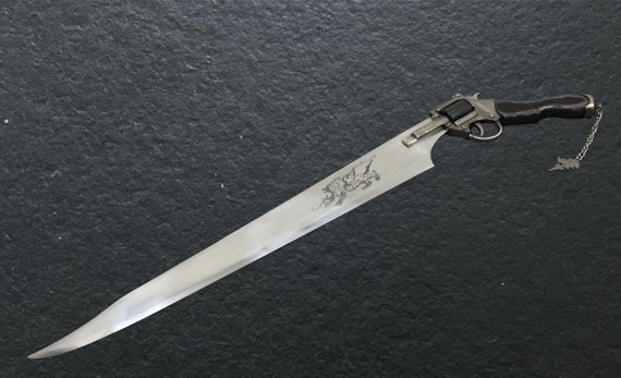 Beautiful Handmade Medival Functional Squal Gunblade Sword | Etsy