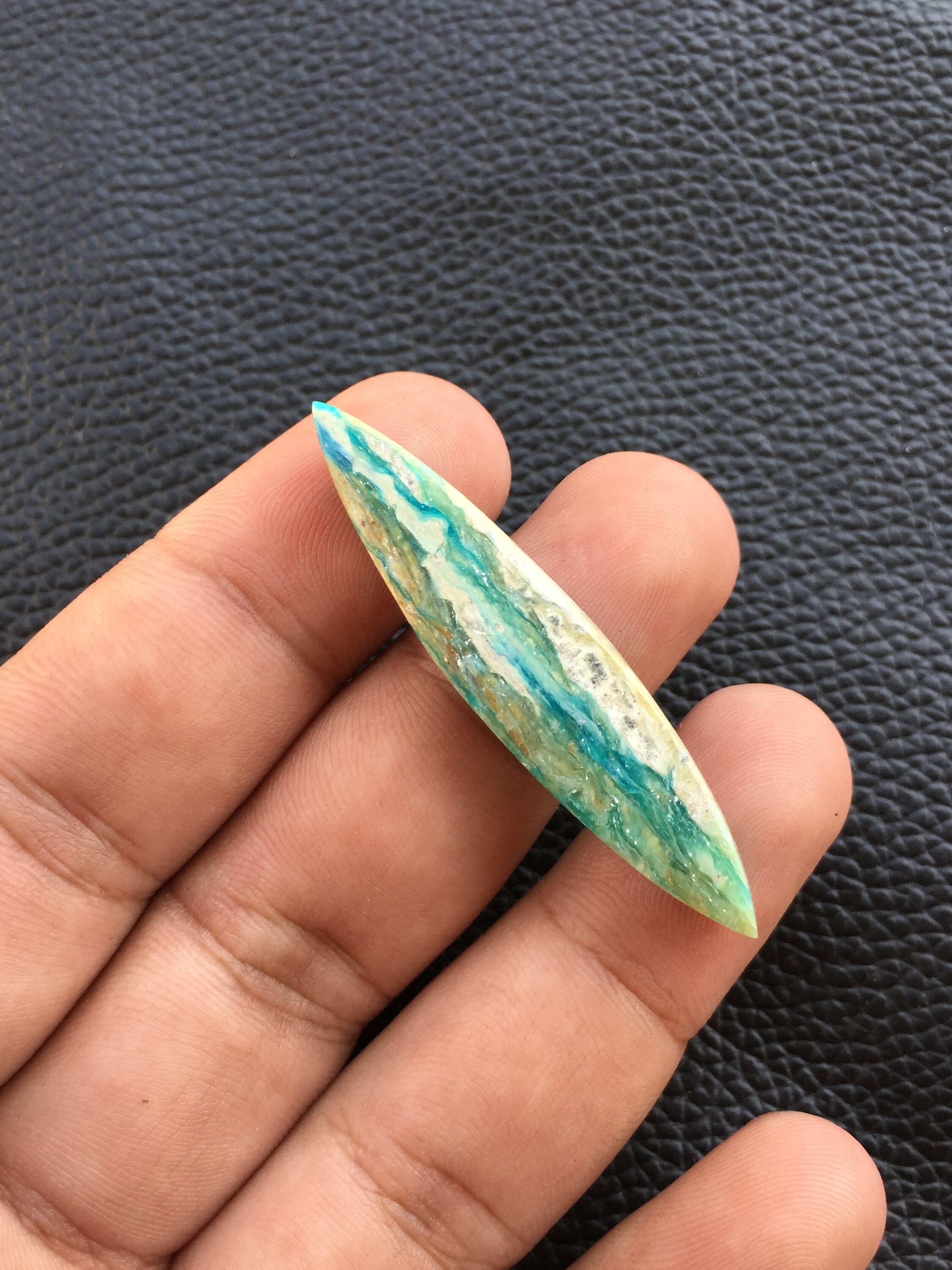 Peruvian Blue Opal Loose Gemstone Cabochon Rarefind | Etsy