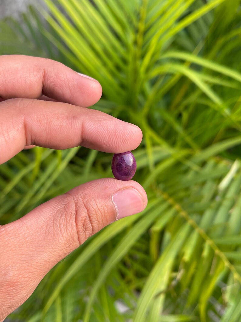 Rare Purple Sugilite Cabochon: Natural Crystal Stone ( 13x10.mm, 5.ct ...