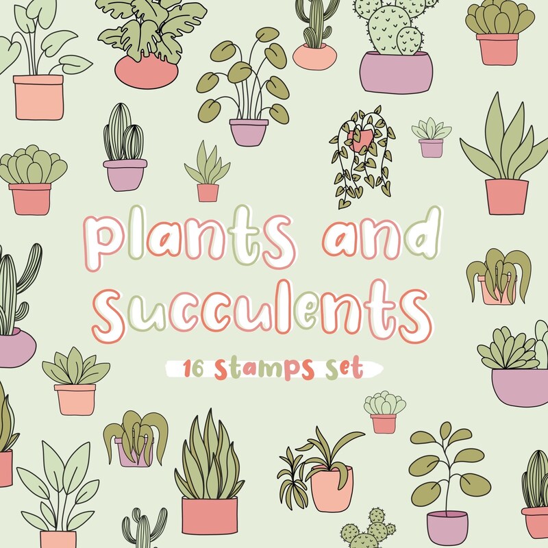 Plant Stamp - Etsy