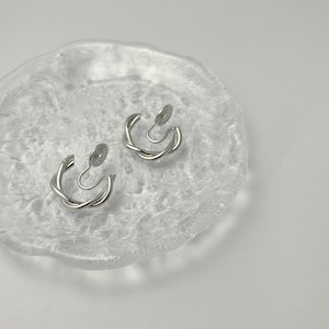 Mobius Hoop Clip on Earrings - Etsy UK