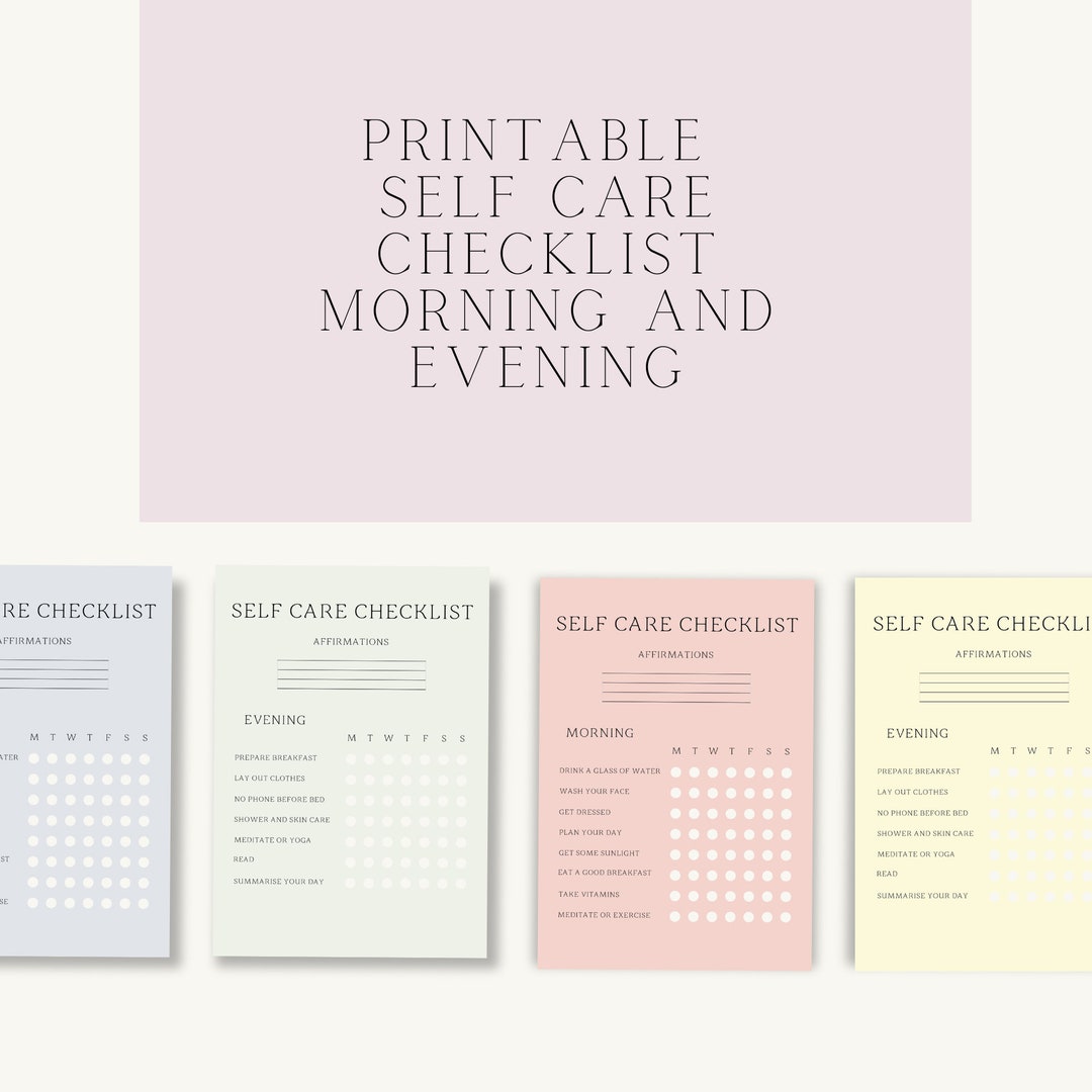 Simple Self-care Checklist: A Minimalist's Guide to Nurturing Your Well ...