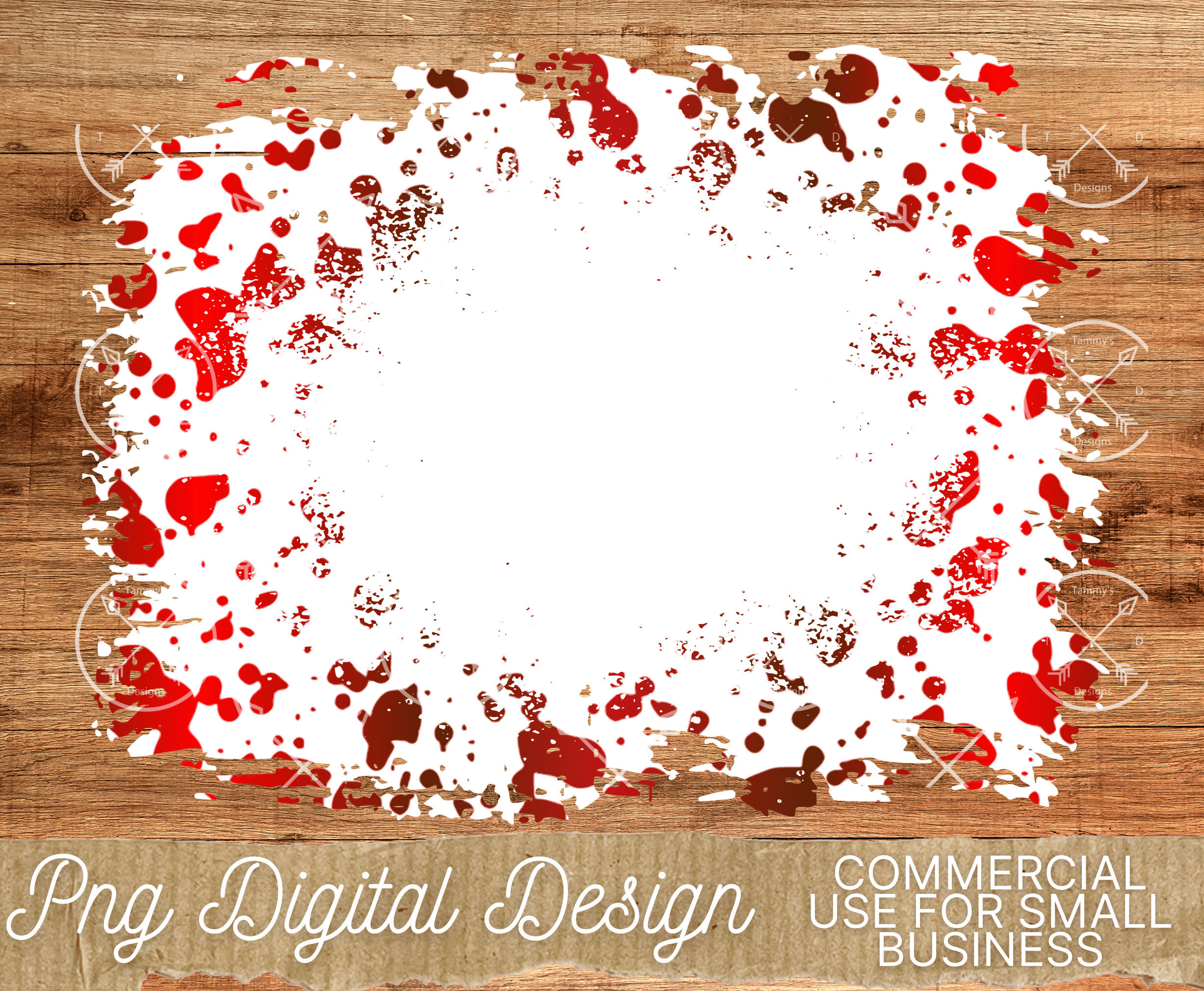 Blood Splatter Border Png