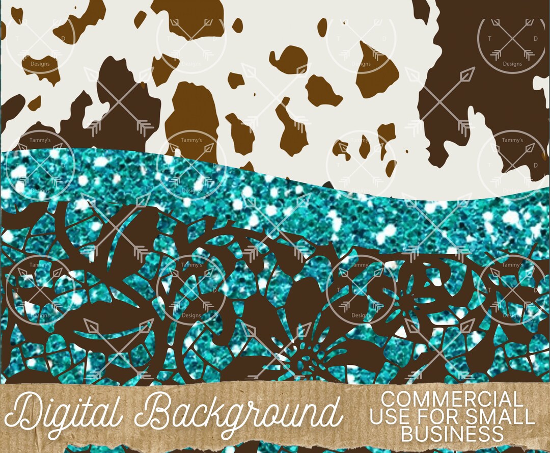Cowprint Glitter Lace Background Clipart, Png, Image Download, Digital ...