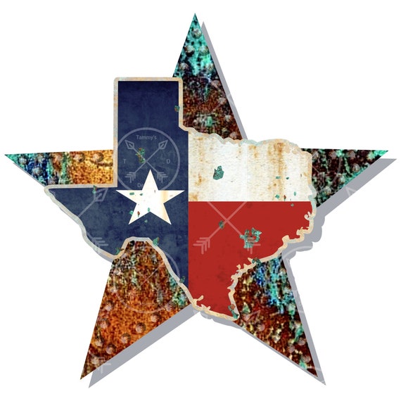 Texas Star Download Clipart Png Image Download Digital | Etsy