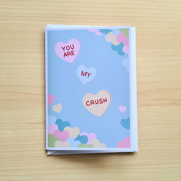 Crush Card - Etsy