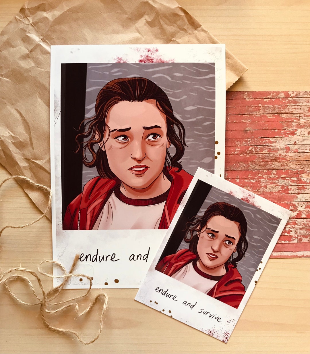 Ellie - Ilustración A5 + Ilustración Tamaño Foto - TLOU - Etsy