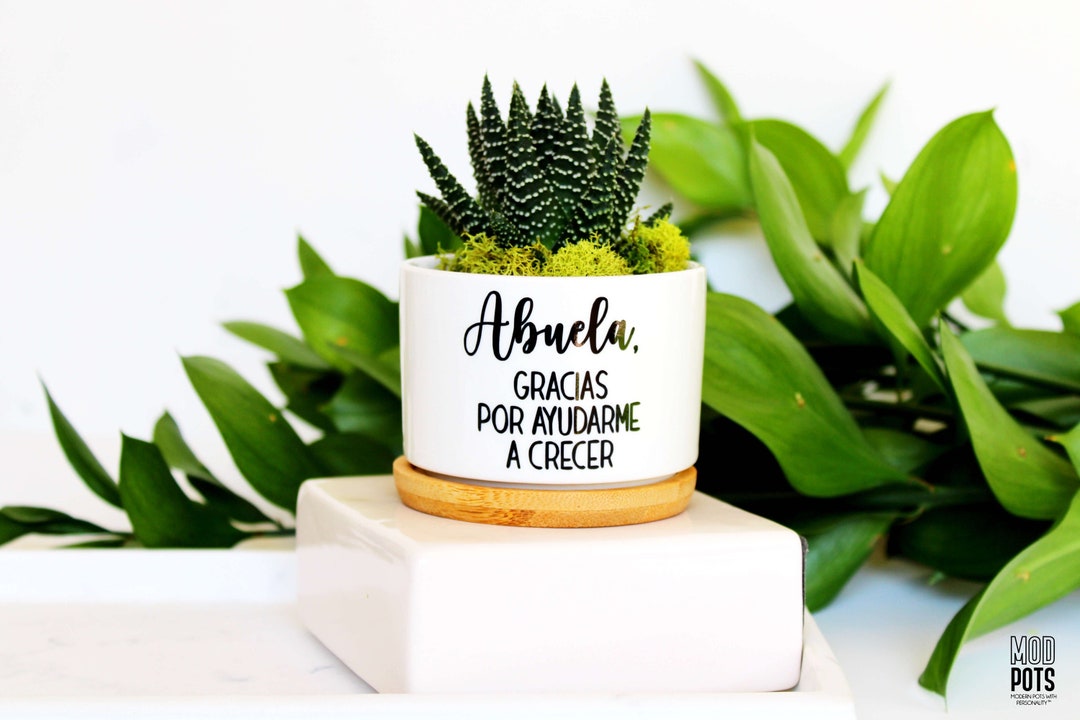 Abuela Gracias Por Ayudarme a Crecer | Grandma Thank You for Helping Me Grow | Abuela Gift ...