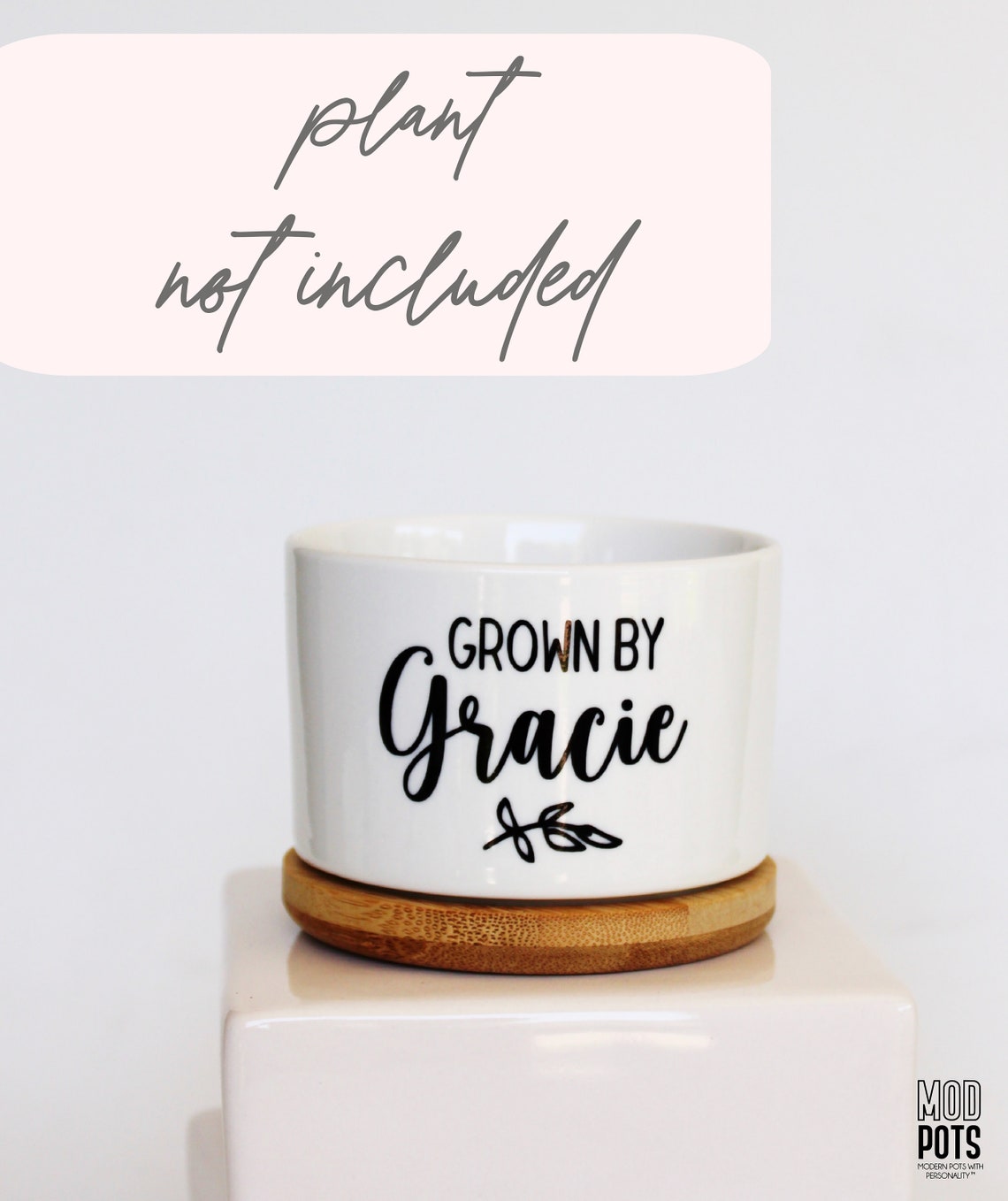 Grown by Name Custom Plant Pot Personalized Planter - Etsy