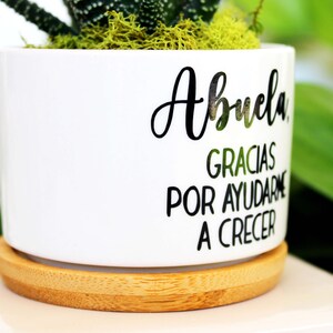 Abuela Gracias Por Ayudarme a Crecer | Grandma Thank You for Helping Me Grow | Abuela Gift ...
