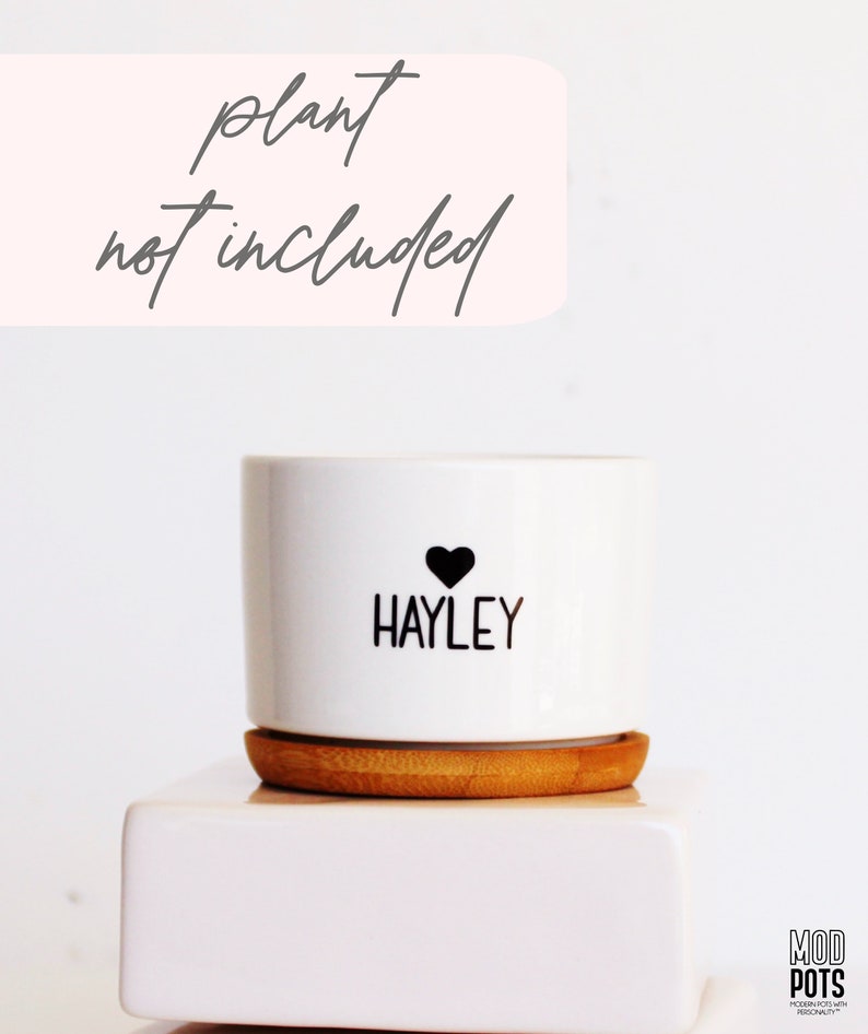 Personalized Name Pot Custom Planter Personalized Gift Name | Etsy