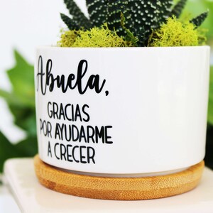 Abuela Gracias Por Ayudarme a Crecer | Grandma Thank You for Helping Me Grow | Abuela Gift ...