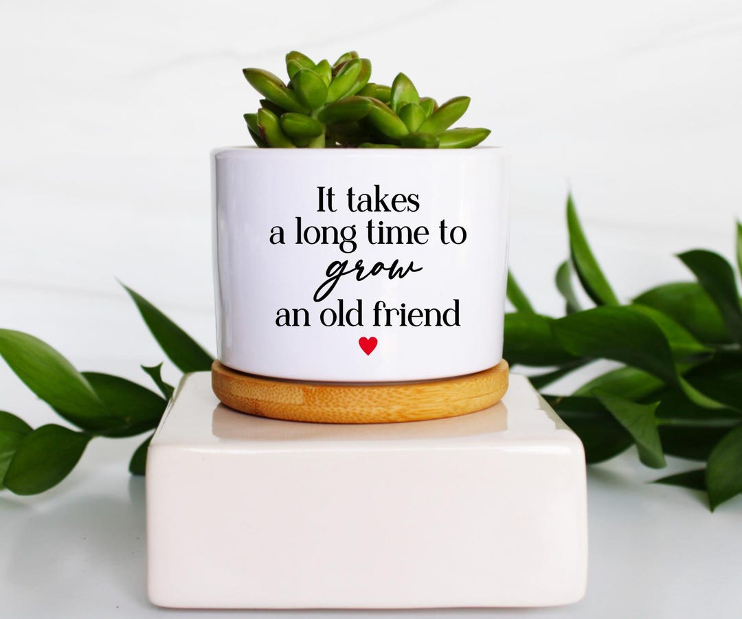 It Takes a Long Time to Grow an Old Friend | Best Friend Gift | Gift ...