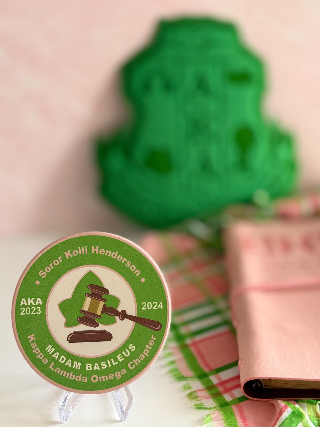 Madam Basileus (president) Commemorative Sandstone Coaster Keepsake - Etsy