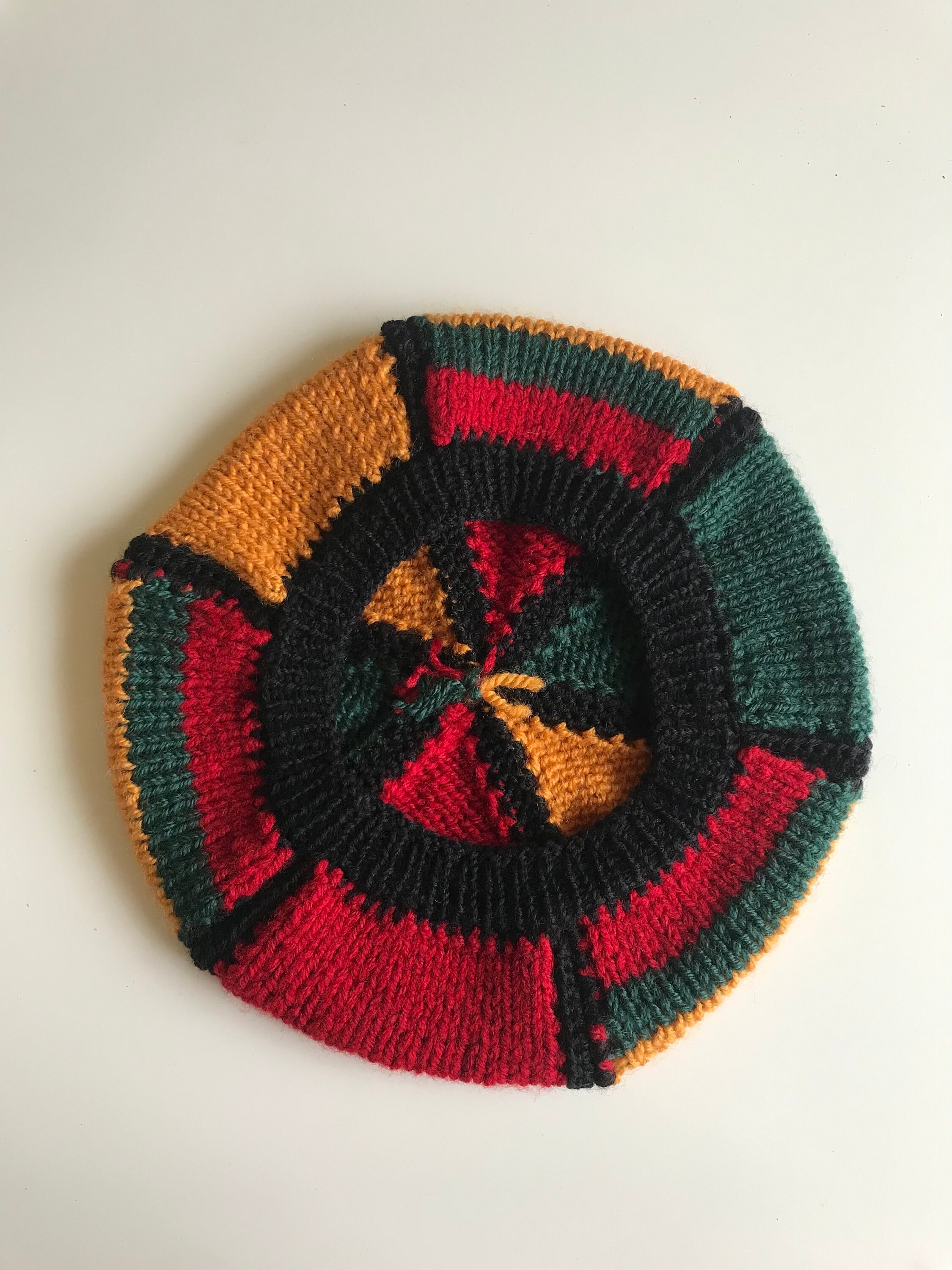 Colors of Lithuanian Flag Yellow, Green, Red Slouchy Hat for Creativ ...