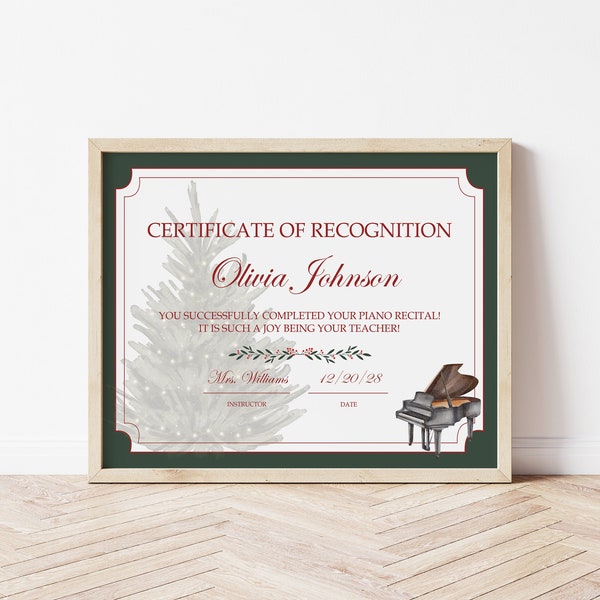 Piano Recital - Etsy