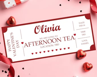 Afternoon Tea Gift Certificate - Etsy