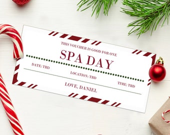 Massage Gift Voucher INSTANT DOWNLOAD EDITABLE Text - Etsy