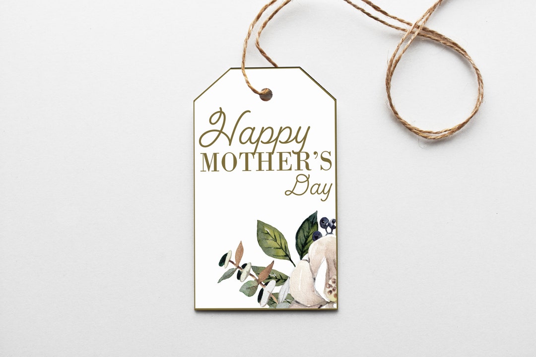Mother's Day Gift Tag - INSTANT DOWNLOAD - Printable, Gift, Present ...