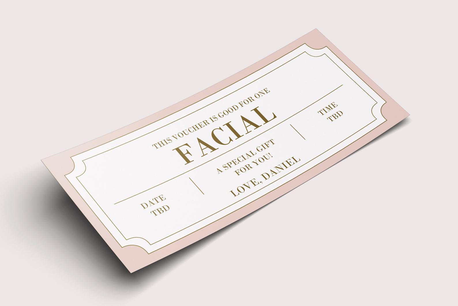 Facial Coupon Voucher - INSTANT DOWNLOAD - EDITABLE Text - Printable ...