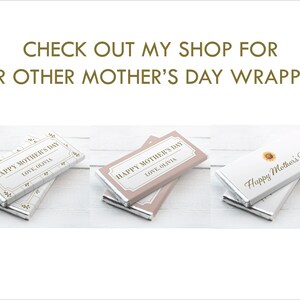 Mother's Day EDITABLE Candy Bar Wrapper - INSTANT DOWNLOAD - Printable ...