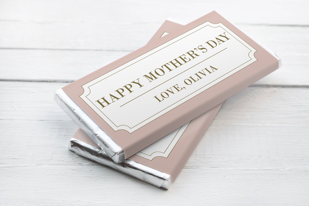 Mother's Day EDITABLE Candy Bar Wrapper - INSTANT DOWNLOAD - Printable ...